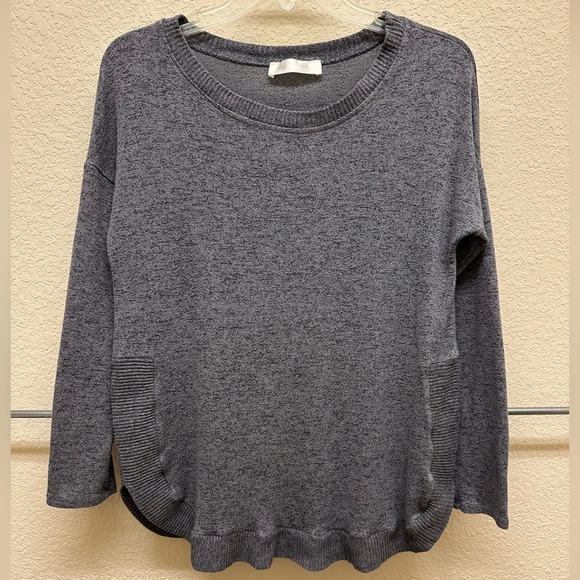 Sweaters | Soft Grey Knit Sweater | Poshmark